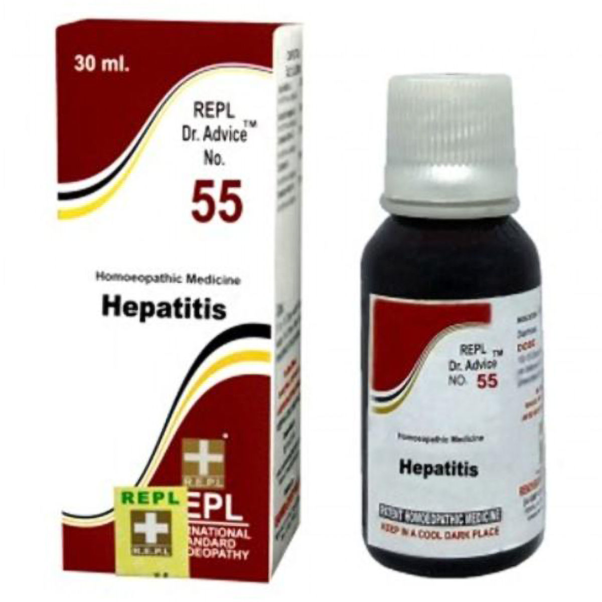 Buy REPL Dr. Advice No.55 Hepatitis Drops, 30 ml | 19 Minutes Delivery ...