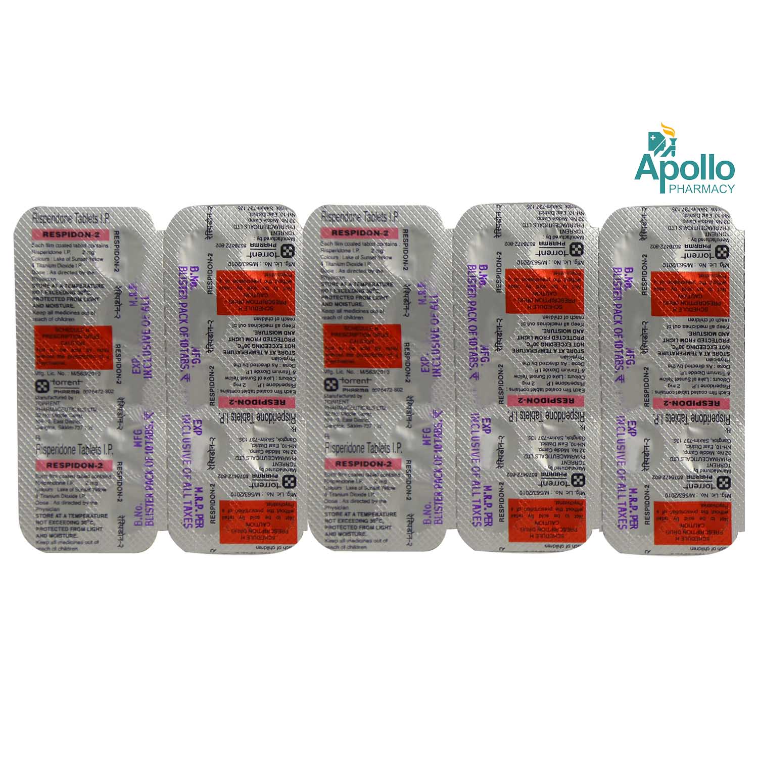 Respidon-2 Tablet 10's Price, Uses, Side Effects, Composition - Apollo ...