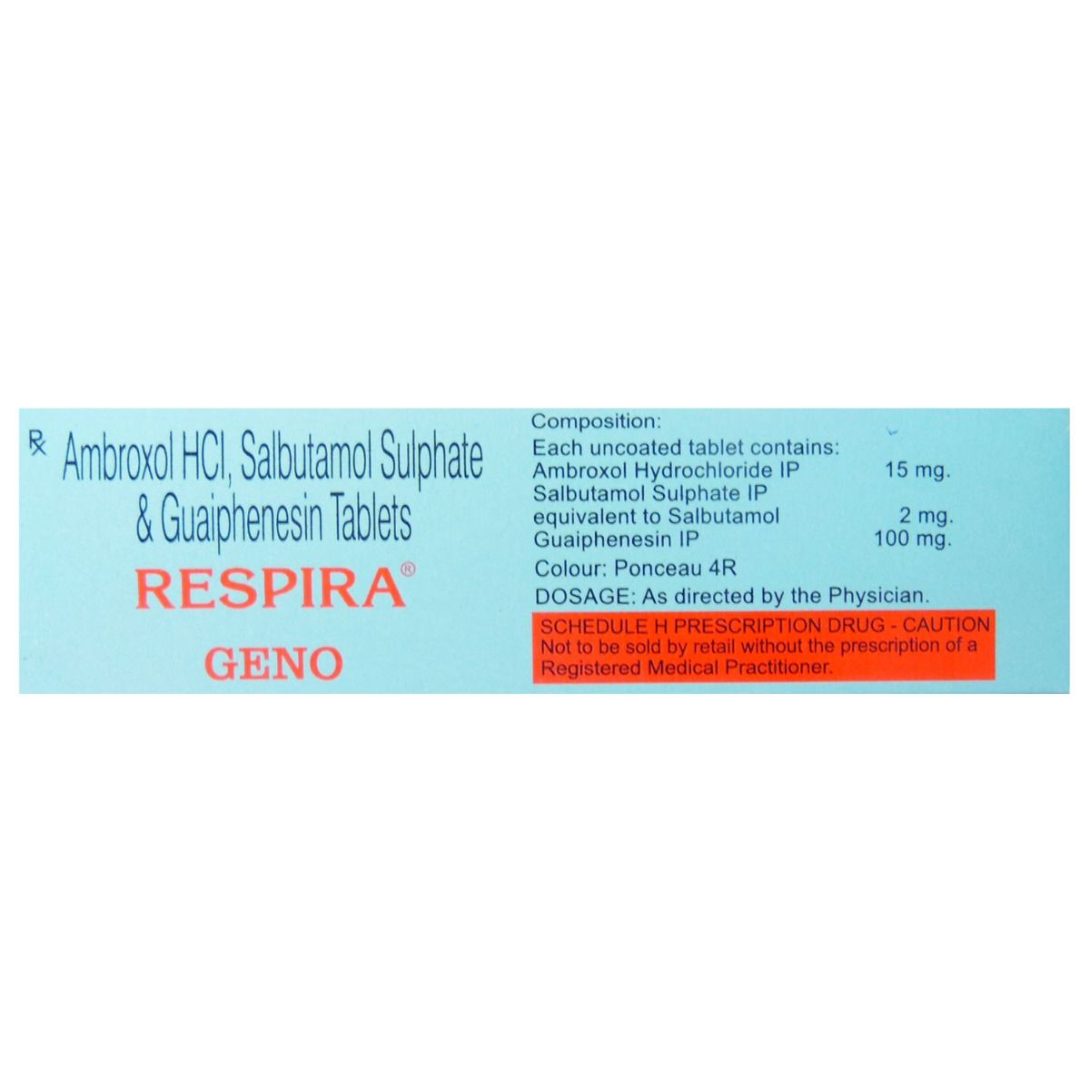 Respira Tablet 10's Price, Uses, Side Effects, Composition - Apollo ...