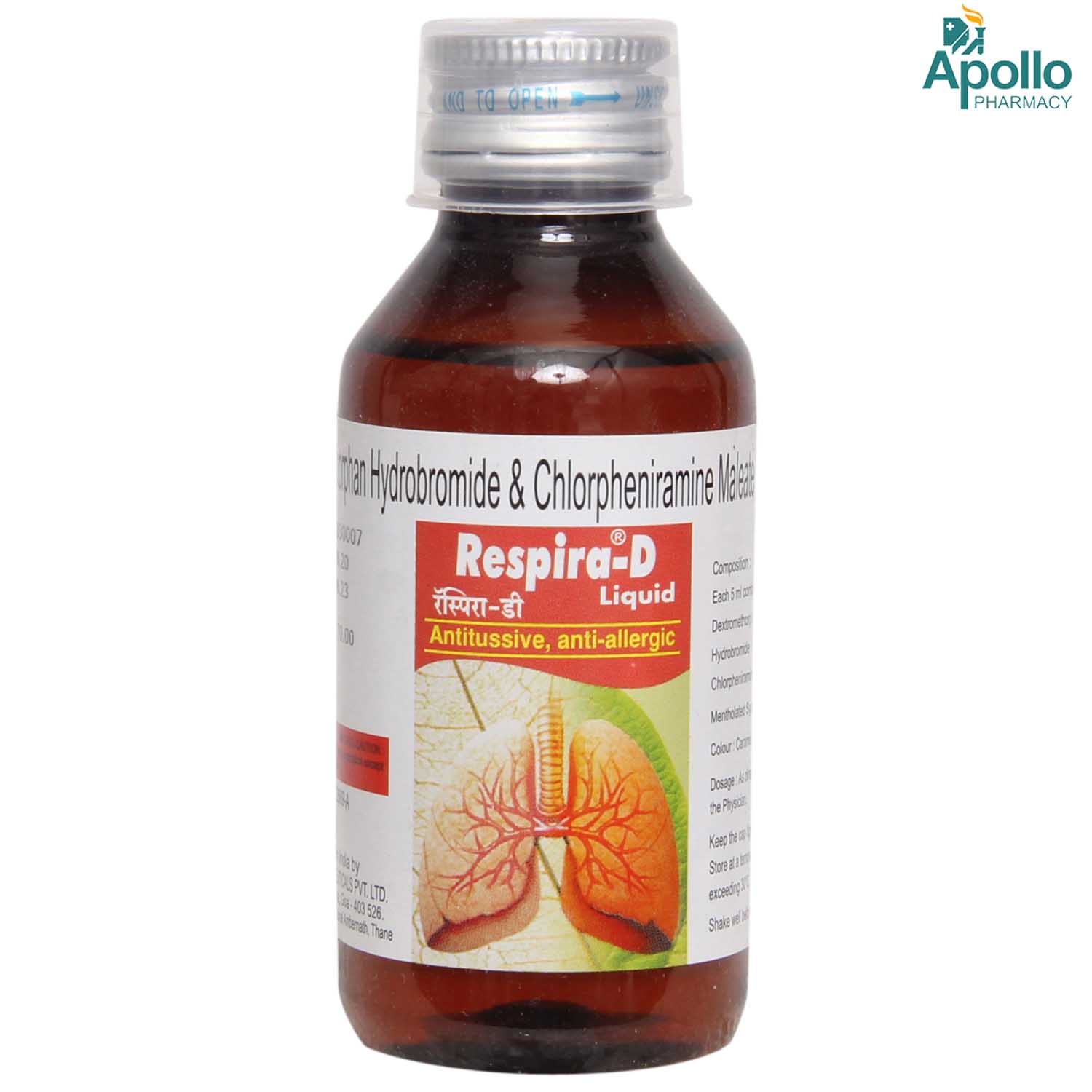 Respira D Liquid | Uses, Side Effects, Price | Apollo Pharmacy