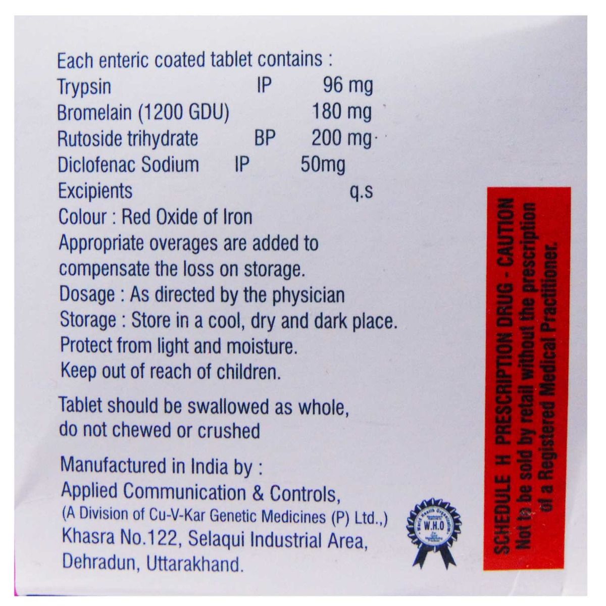 Resolve-Bio D Tablet 10's Price, Uses, Side Effects, Composition ...