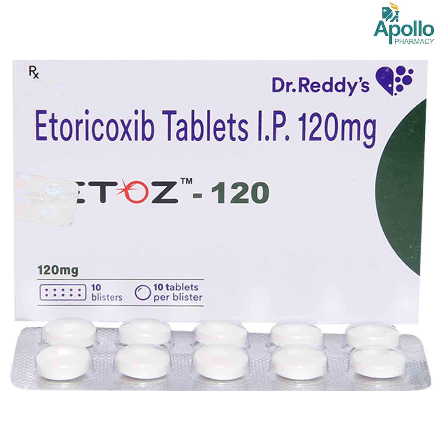 Retoz-120 Tablet | Uses, Side Effects, Price | Apollo Pharmacy
