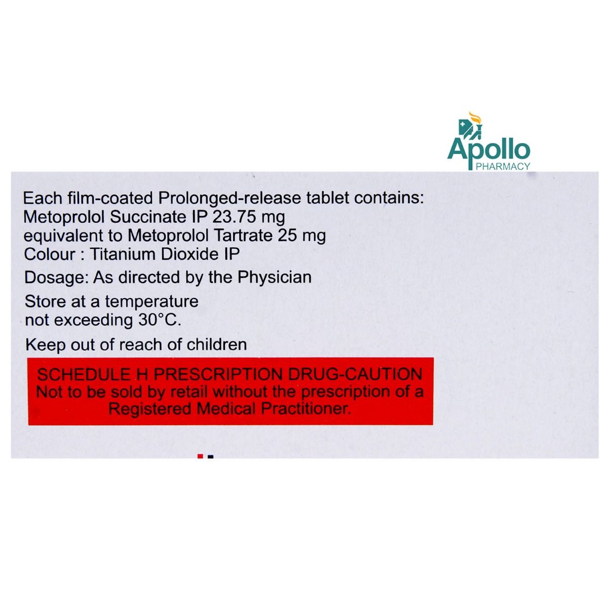 Revelol XL 25 Tablet | Uses, Side Effects, Price | Apollo Pharmacy