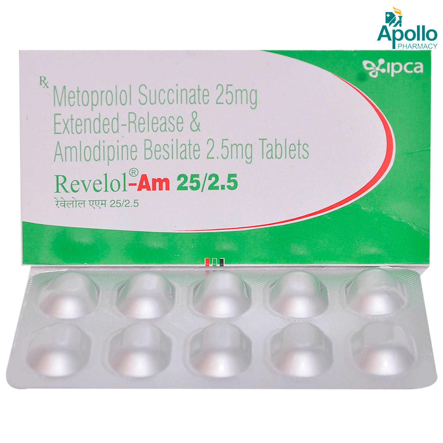 Revelol-AM 25/2.5 Tablet 10's Price, Uses, Side Effects, Composition ...