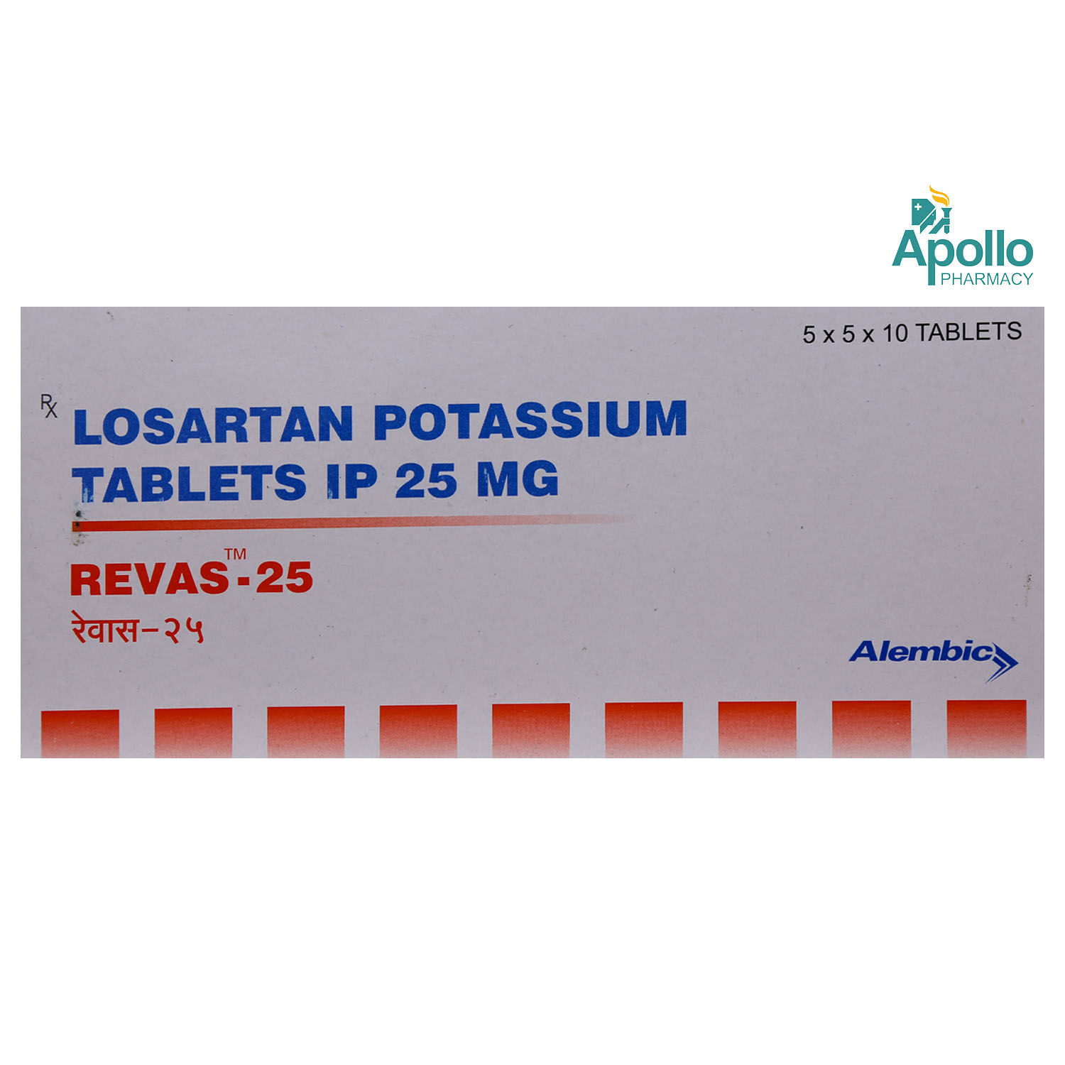 Revas-25 Tablet | Uses, Side Effects, Price | Apollo Pharmacy