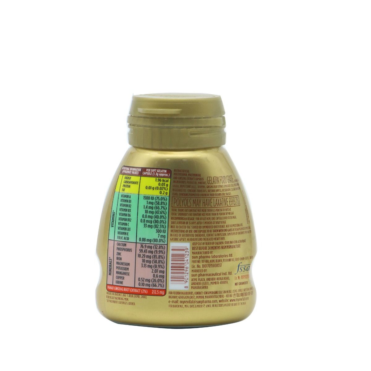 Revital H, 30 Capsules Price, Uses, Side Effects, Composition - Apollo ...