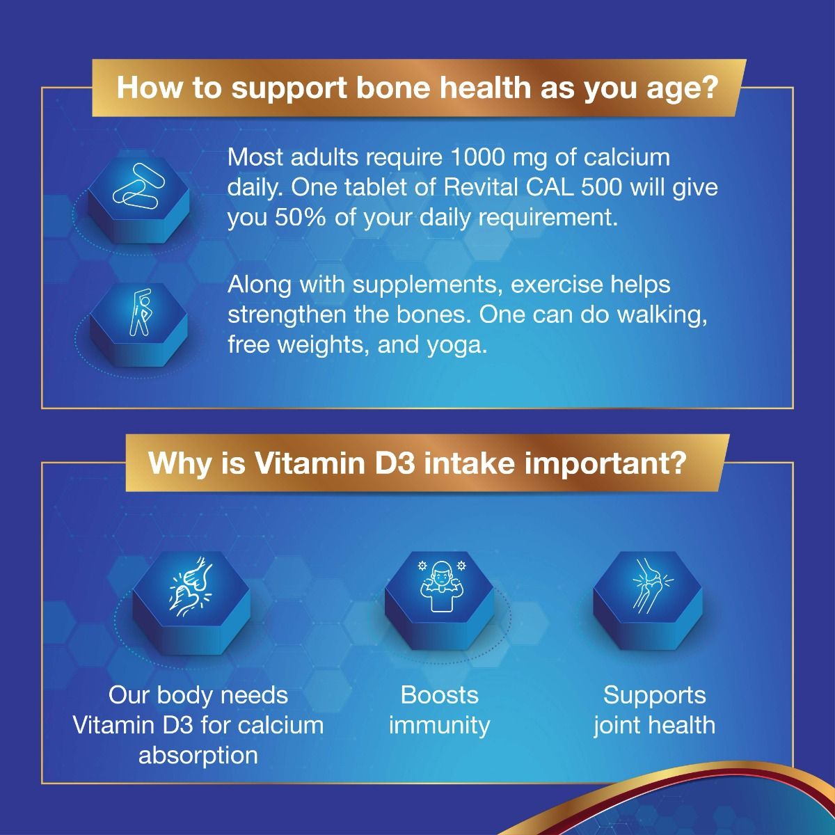 Buy Revital Cal 500 with Vitamin D3, 15 Tablets | 19 Minutes Delivery ...