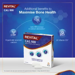Buy Revital Cal 500 with Vitamin D3, 15 Tablets | 19 Minutes Delivery ...