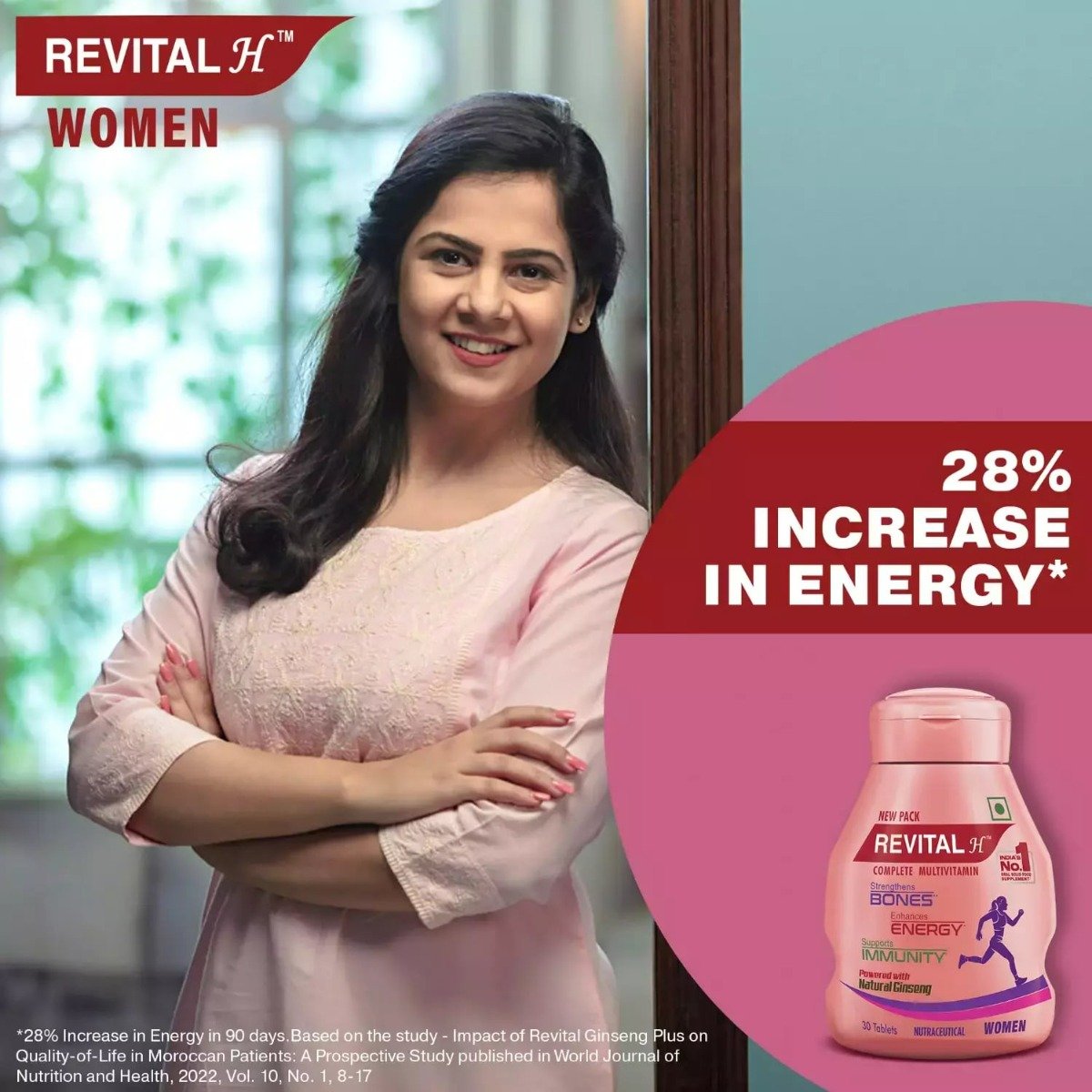 Buy Revital H Complete Multivitamin for Women & Men Combo Pack, 60's ...