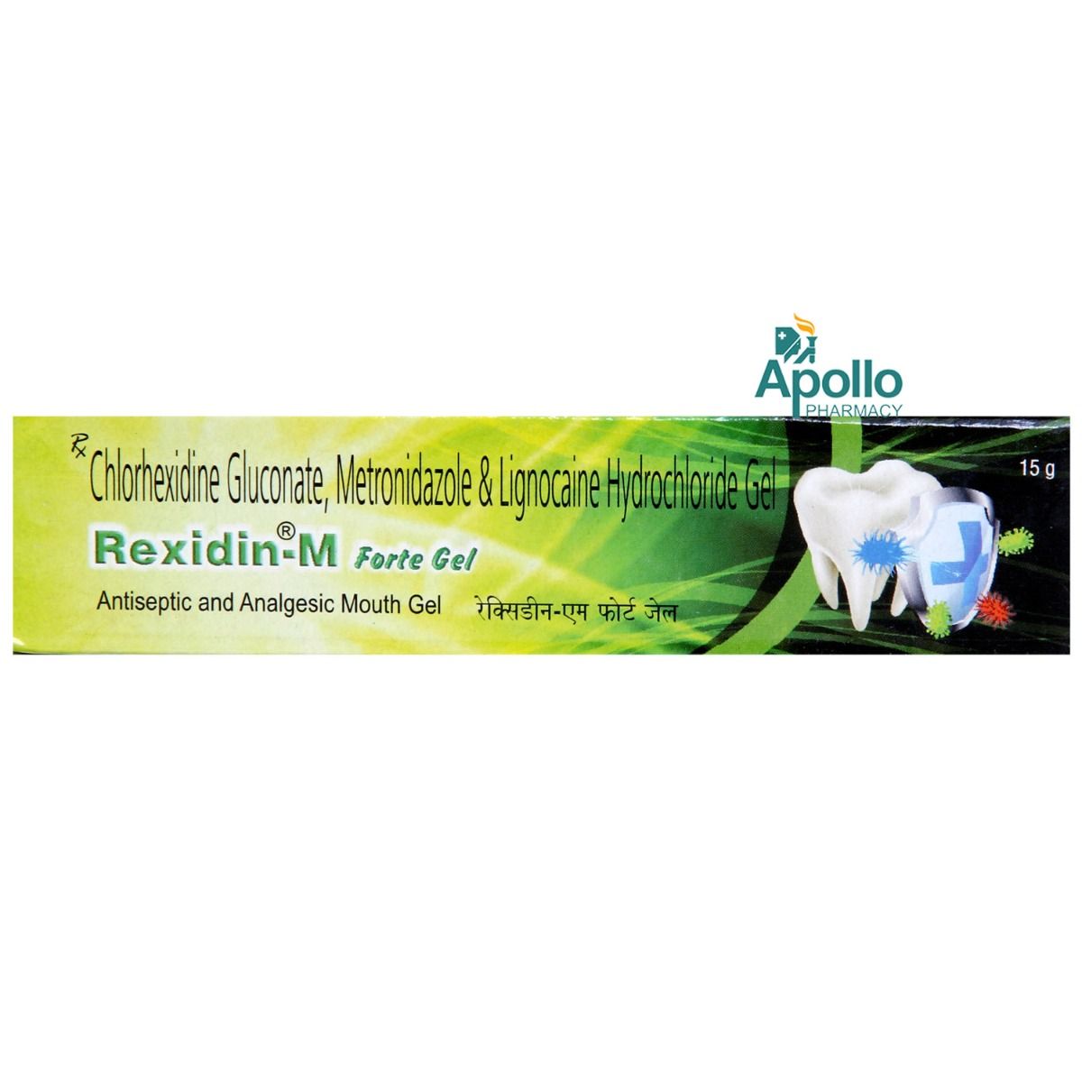 Rexidin-M Forte Gel 15 gm Price, Uses, Side Effects, Composition ...