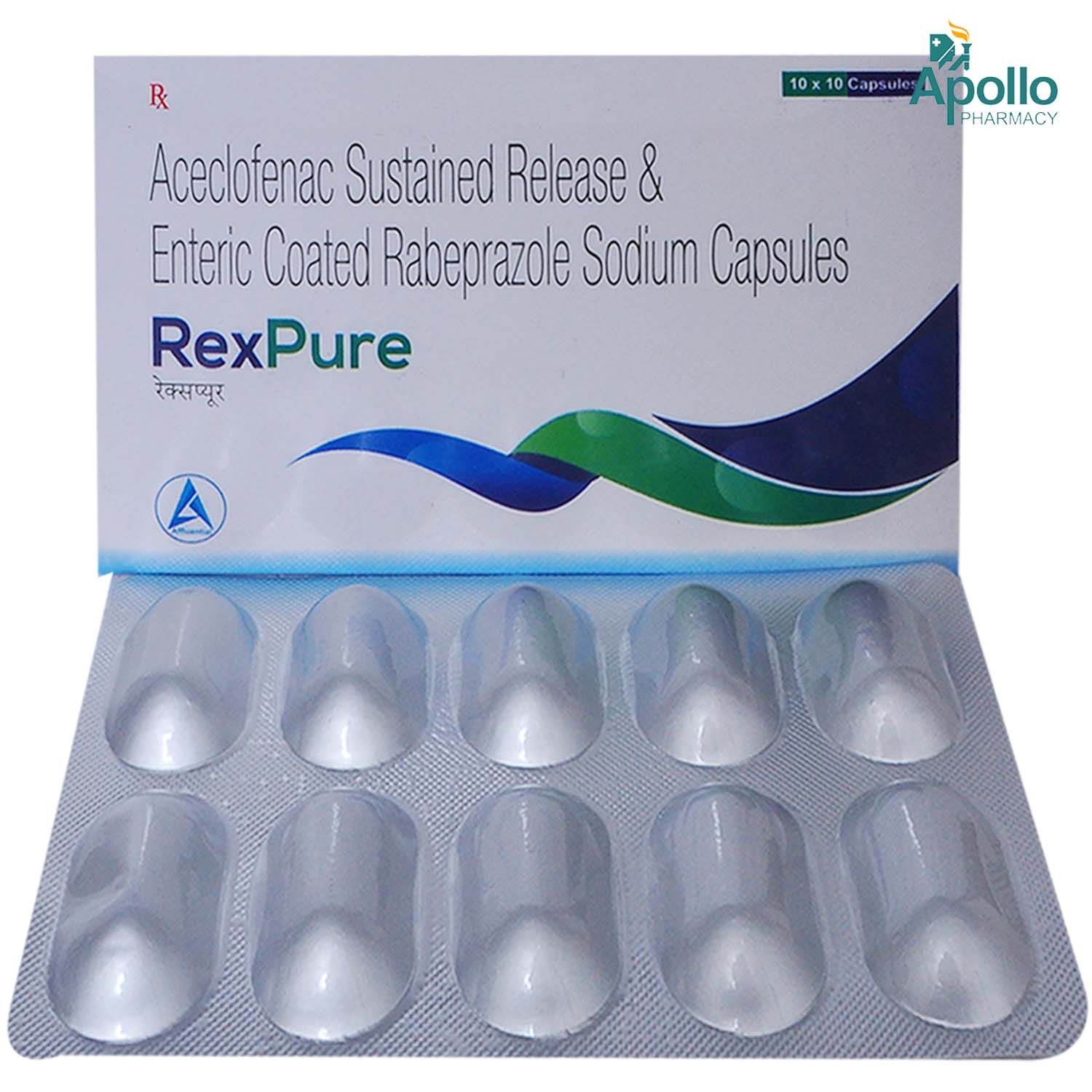 Rexpure Capsule 10's Price, Uses, Side Effects, Composition - Apollo ...
