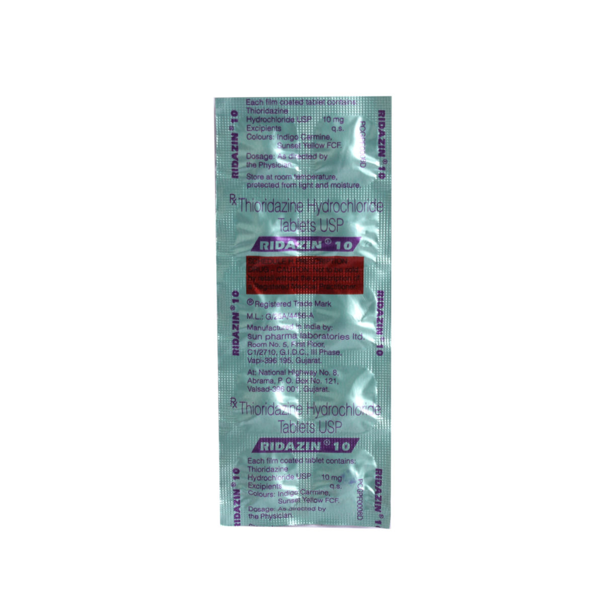 Ridazin Tablet - 10mg 10's Price, Uses, Side Effects, Composition ...