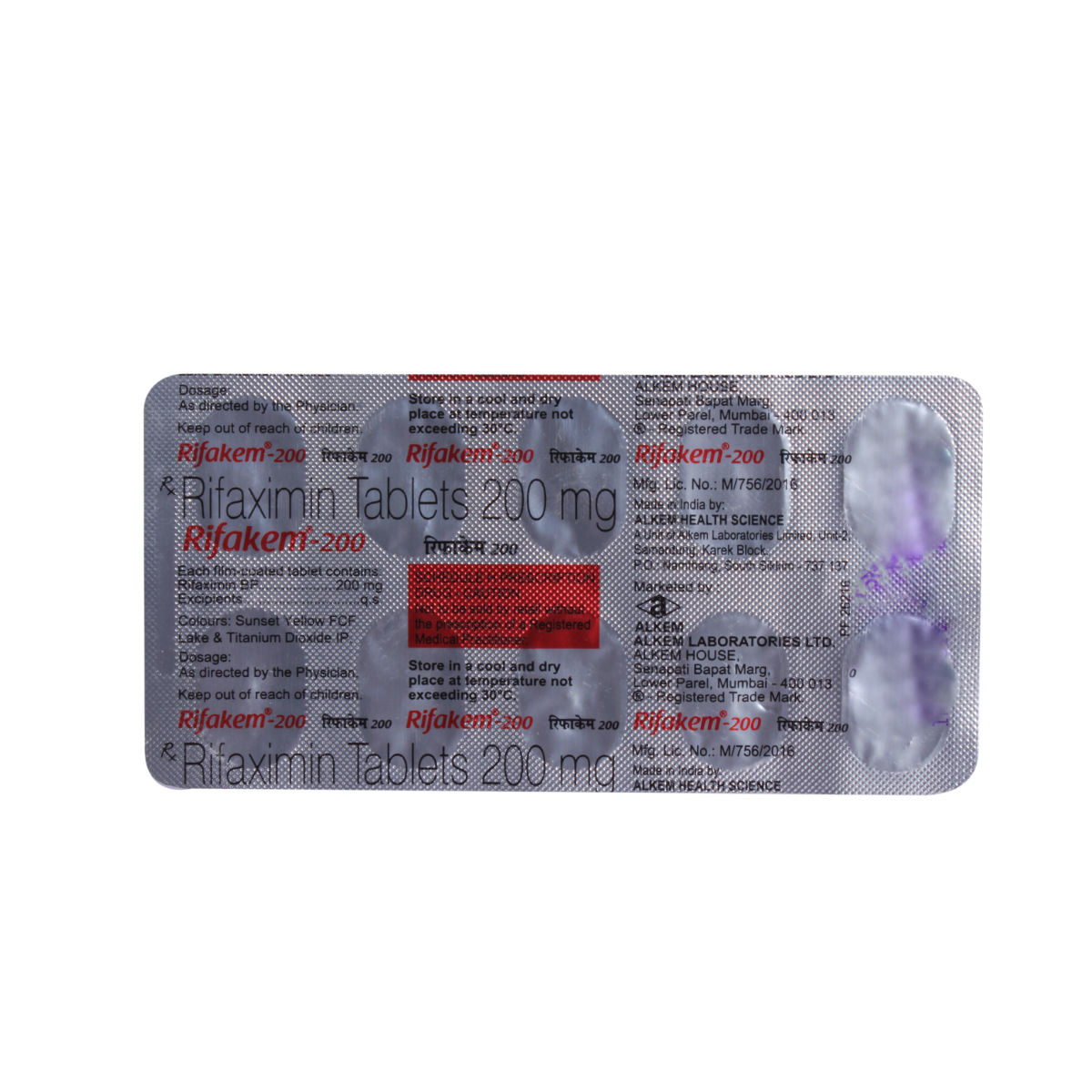 Rifakem-200 Tablet | Uses, Side Effects, Price | Apollo Pharmacy