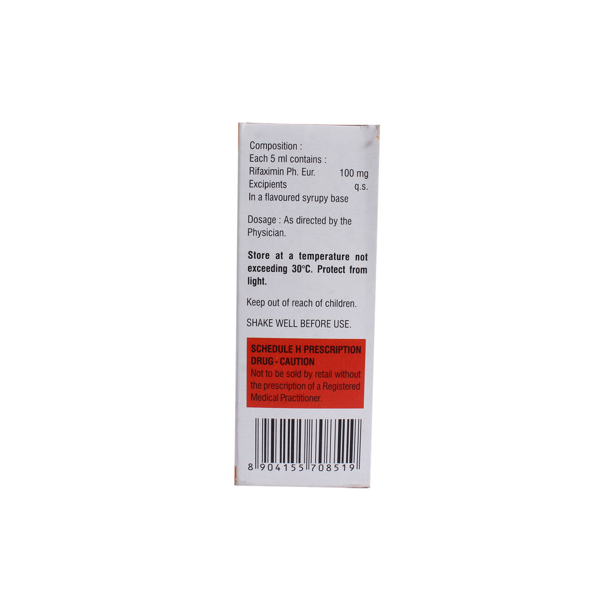 Rifaximax 100mg Suspension 60ml Price, Uses, Side Effects, Composition ...