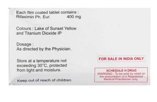 Rifaxigress-400 Tablet 10's Price, Uses, Side Effects, Composition ...