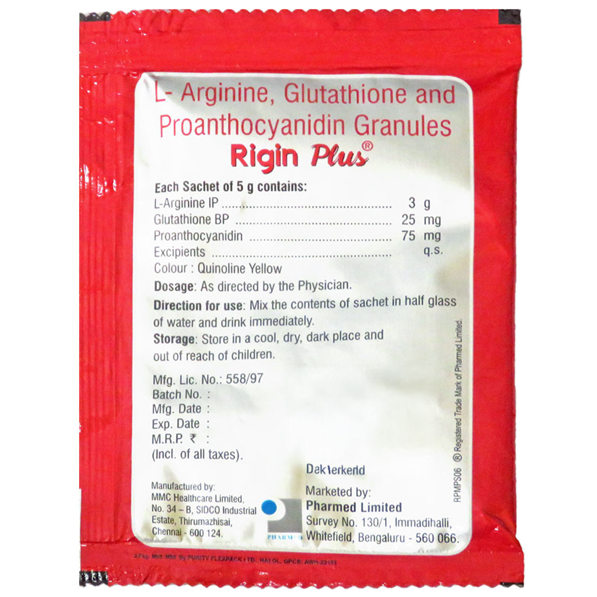 Rigin Plus Sugar Free Apple Granules 5 gm | Uses, Side Effects, Price ...