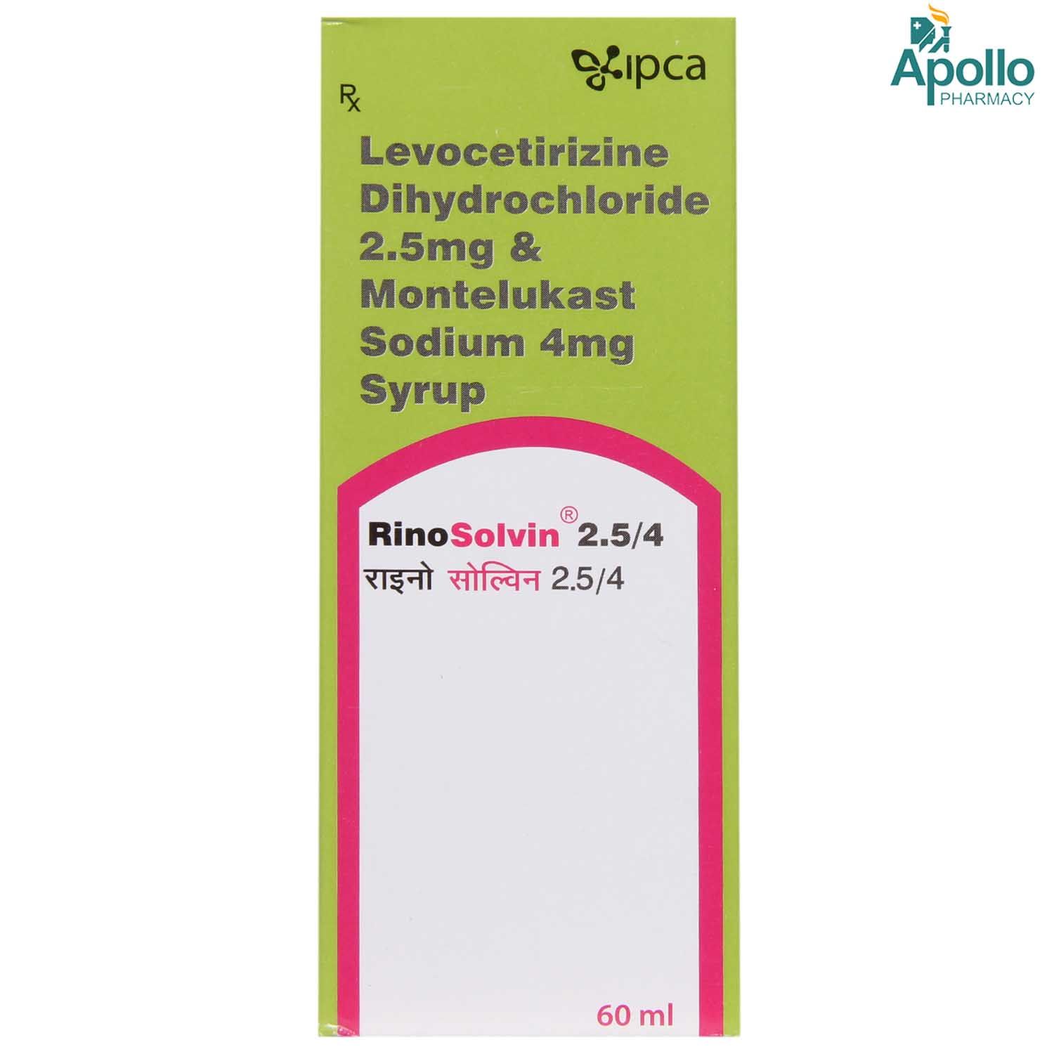 Rinosolvin Syrup 60 ml Price, Uses, Side Effects, Composition - Apollo ...
