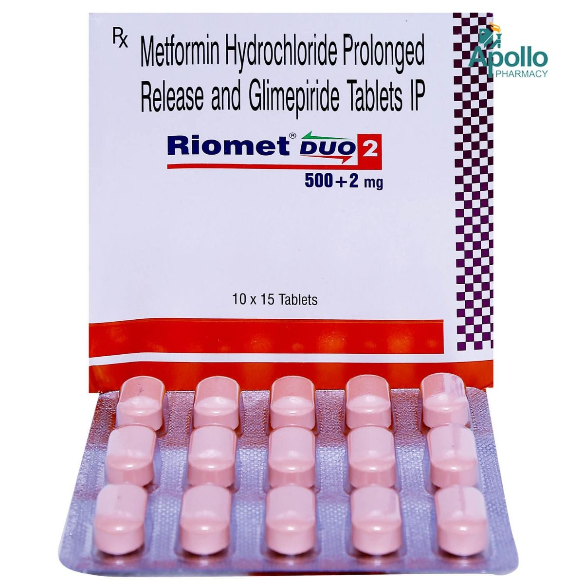 Riomet DUO 2 Tablet 15's Price, Uses, Side Effects, Composition ...