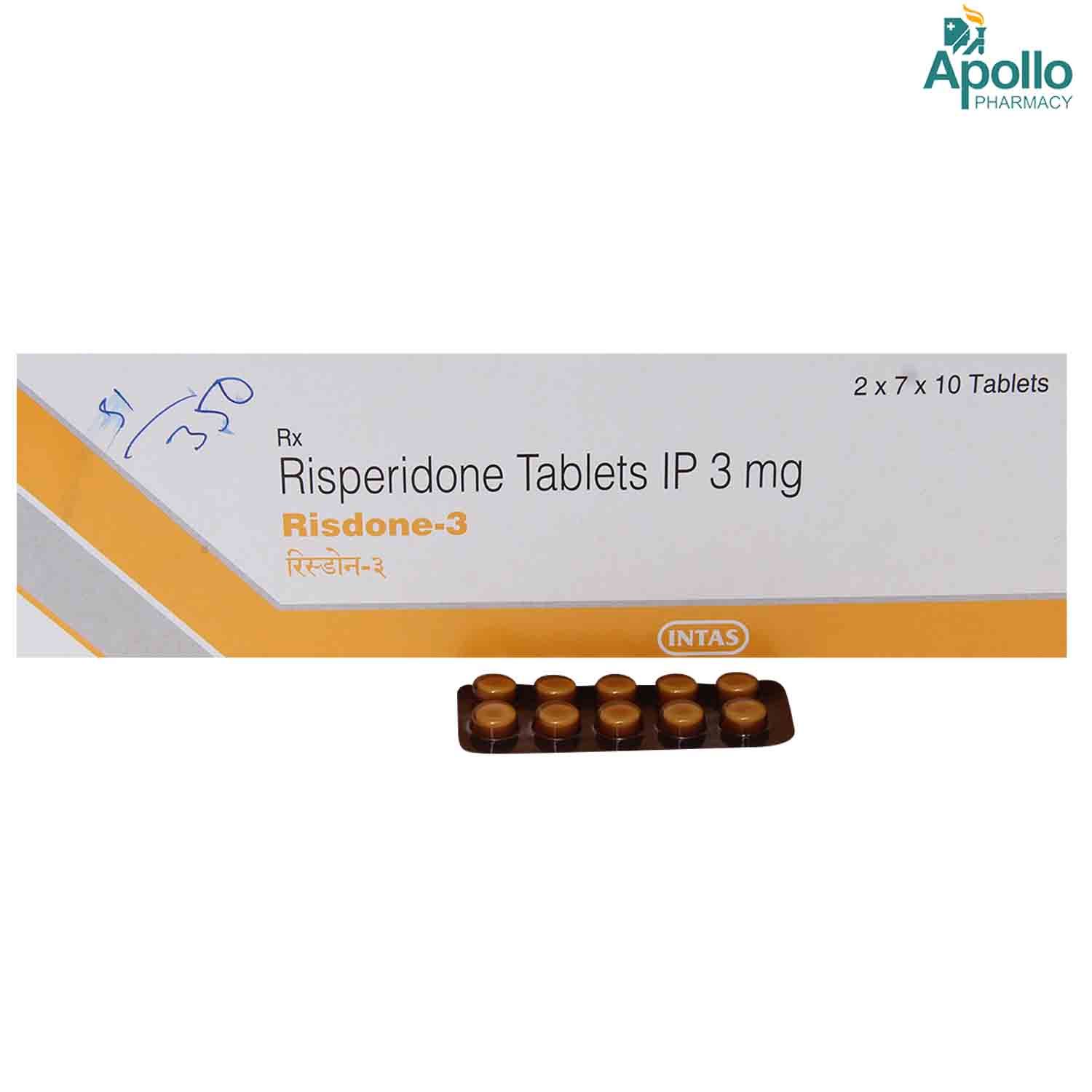 RISDONE 3MG TABLET Price, Uses, Side Effects, Composition - Apollo Pharmacy