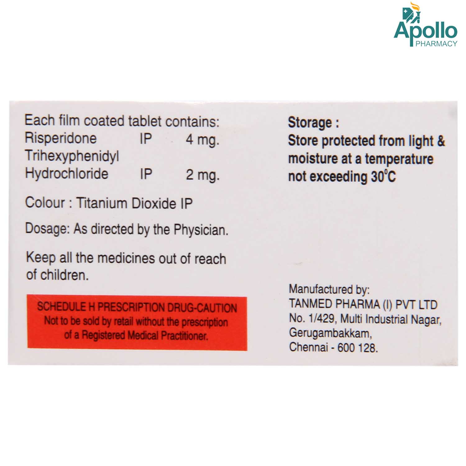 Riscon Forte Tablet 10's Price, Uses, Side Effects, Composition - Apollo Pharmacy