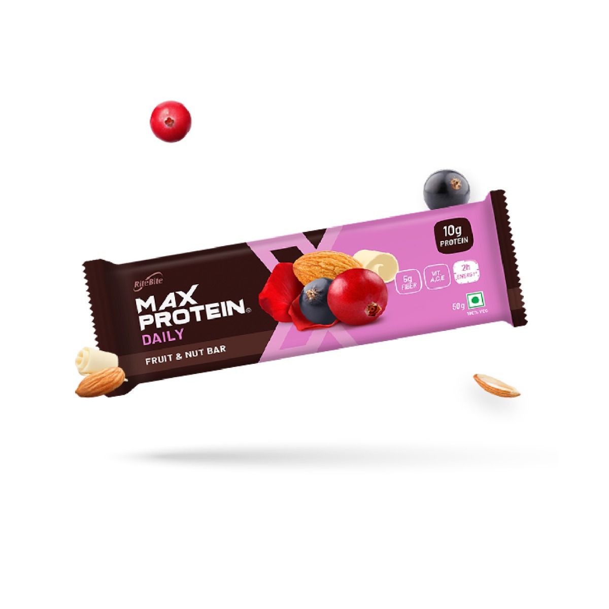 Ritebite Max Protein Fruit & Nut Bar, 50 gm Price, Uses, Side Effects ...
