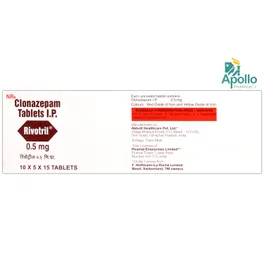 Rivotril 0.5 mg Tablet | Uses, Side Effects, Price | Apollo Pharmacy