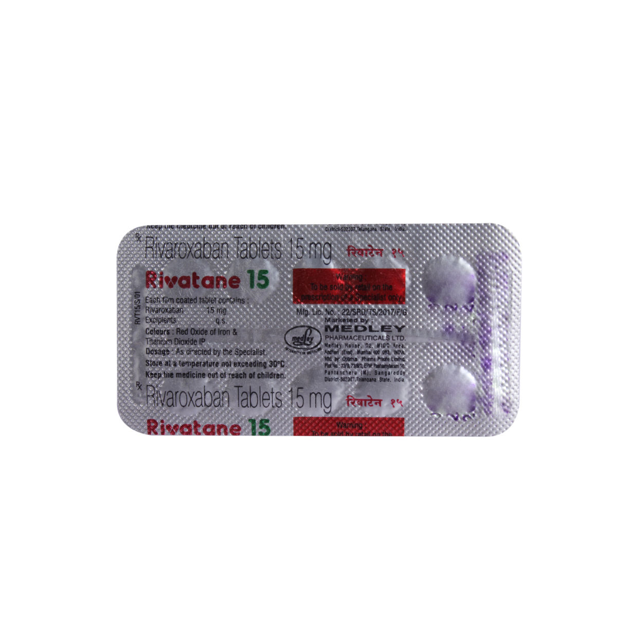 Rivatane 15 Tablet 10's Price, Uses, Side Effects, Composition - Apollo ...