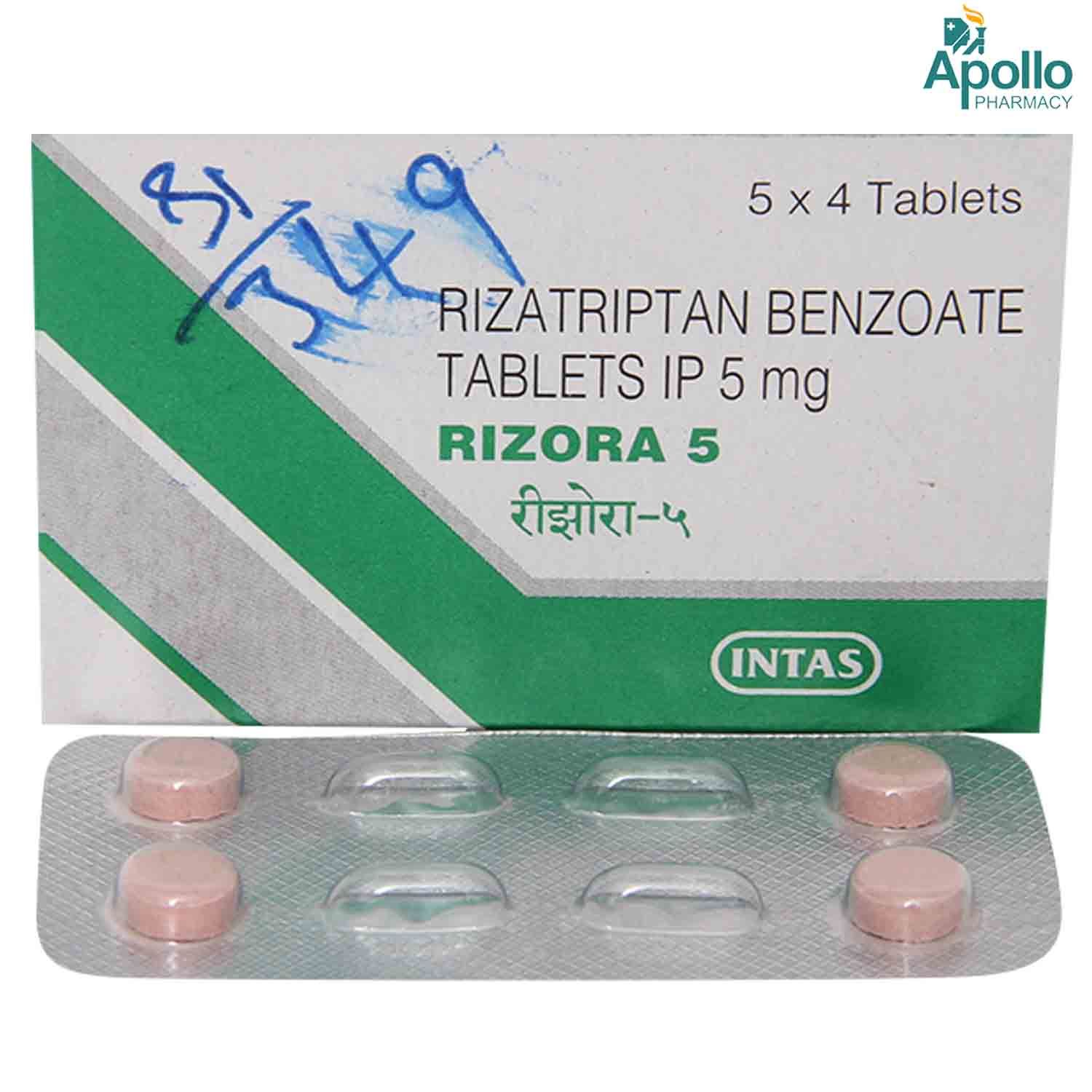 Rizora 5 Tablet 4's Price, Uses, Side Effects, Composition - Apollo ...