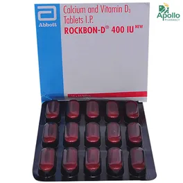 Rockbon D 400IU Tablet | Uses, Side Effects, Price | Apollo Pharmacy