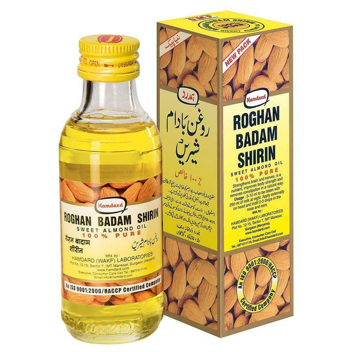 Hamdard Roghan Badam Shirin Almond Oil, 100 ml Price, Uses, Side ...