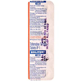Roliten 1 mg Tablet | Uses, Side Effects, Price | Apollo Pharmacy