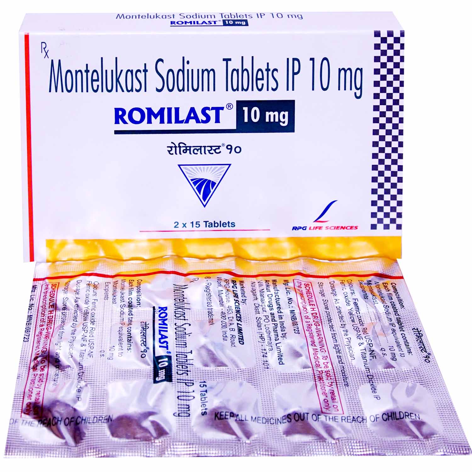 Romilast 10 mg Tablet | Uses, Side Effects, Price | Apollo Pharmacy