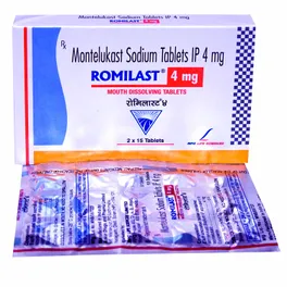 Romilast 4 mg Tablet | Uses, Side Effects, Price | Apollo Pharmacy