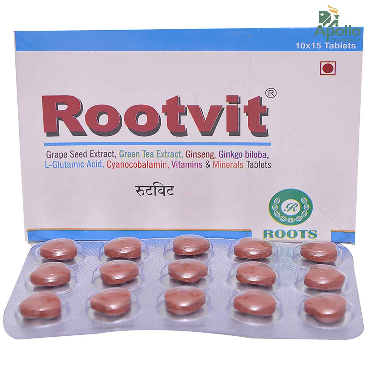 Rootvit Tablet 15's Price, Uses, Side Effects, Composition - Apollo ...