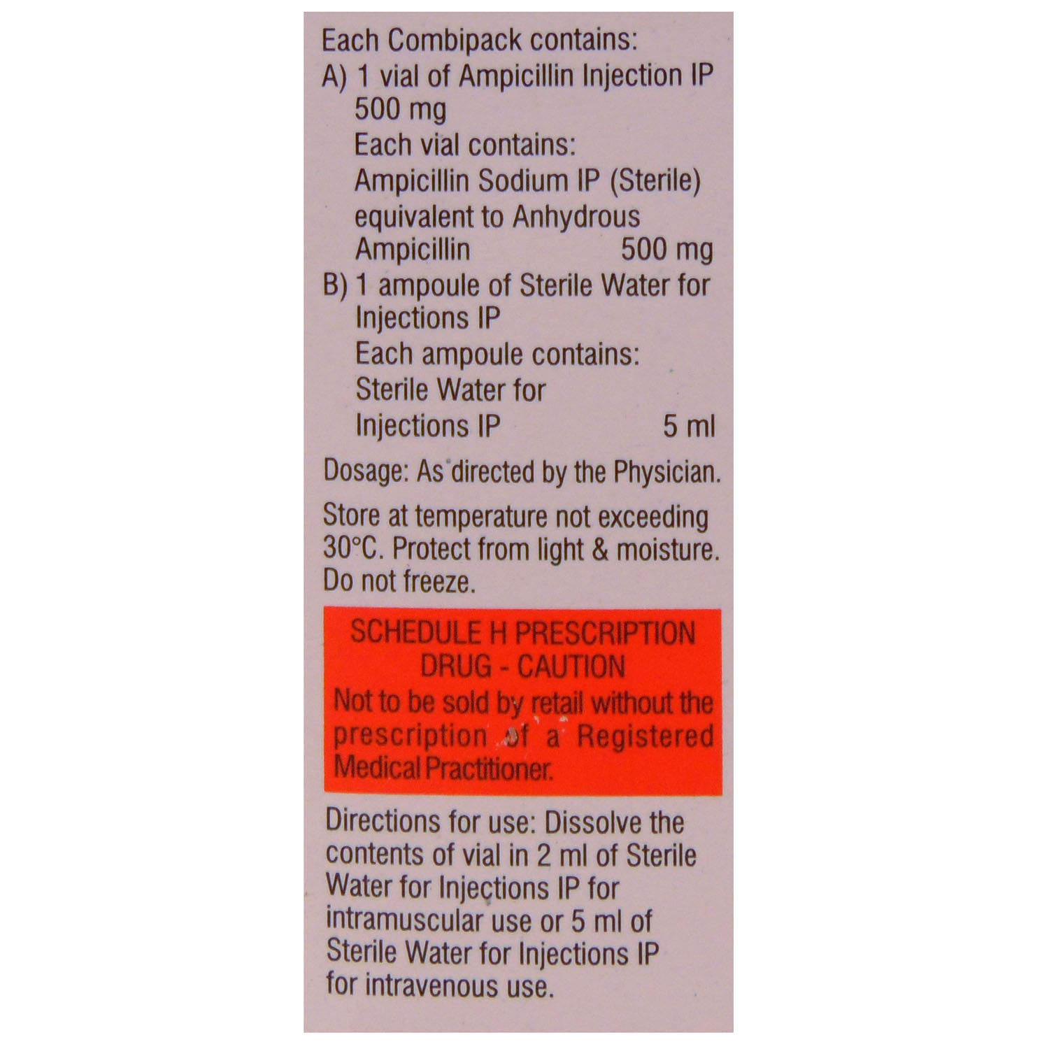 ROSCILLIN 500MG INJECTION Price, Uses, Side Effects, Composition ...