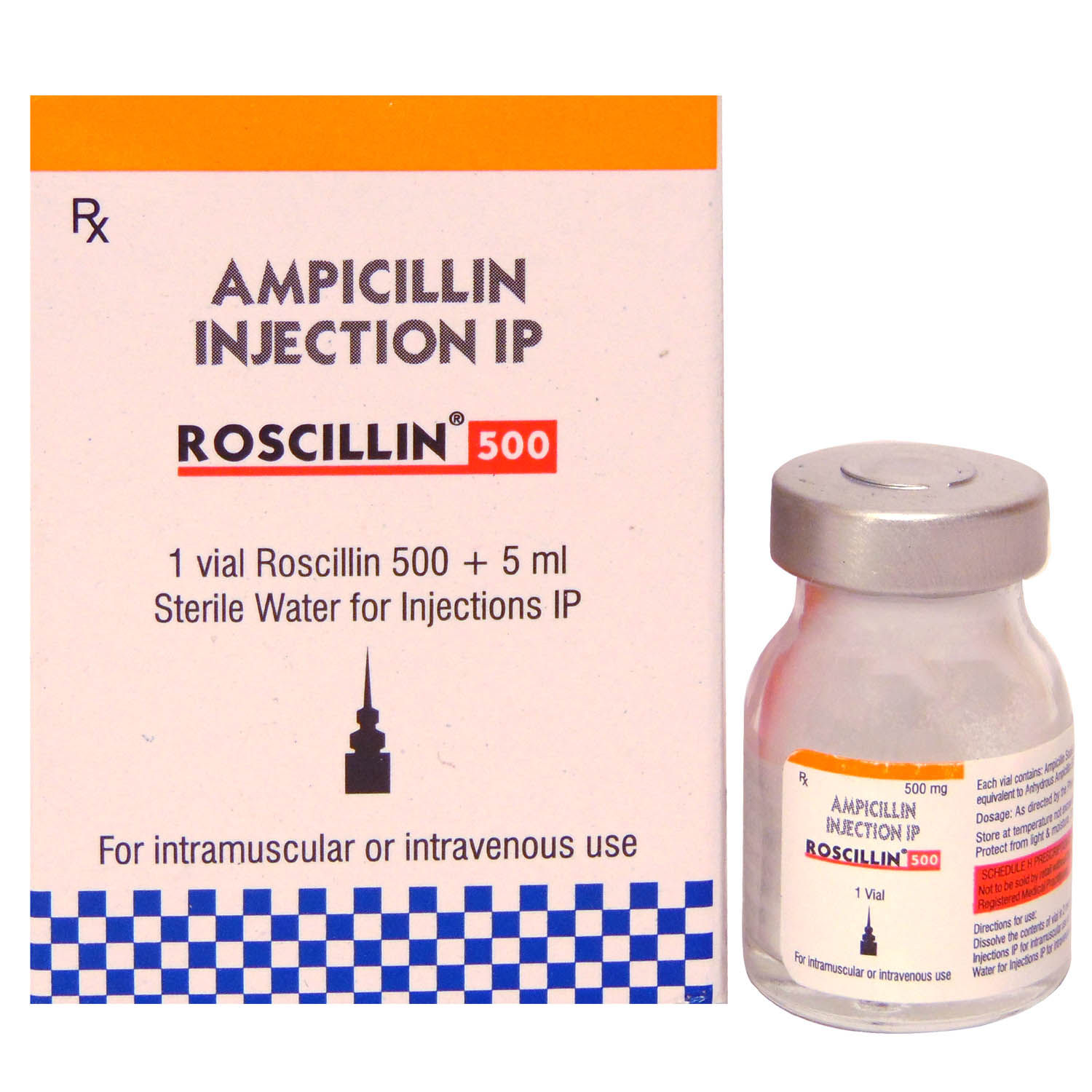 ROSCILLIN 500MG INJECTION Price, Uses, Side Effects, Composition ...