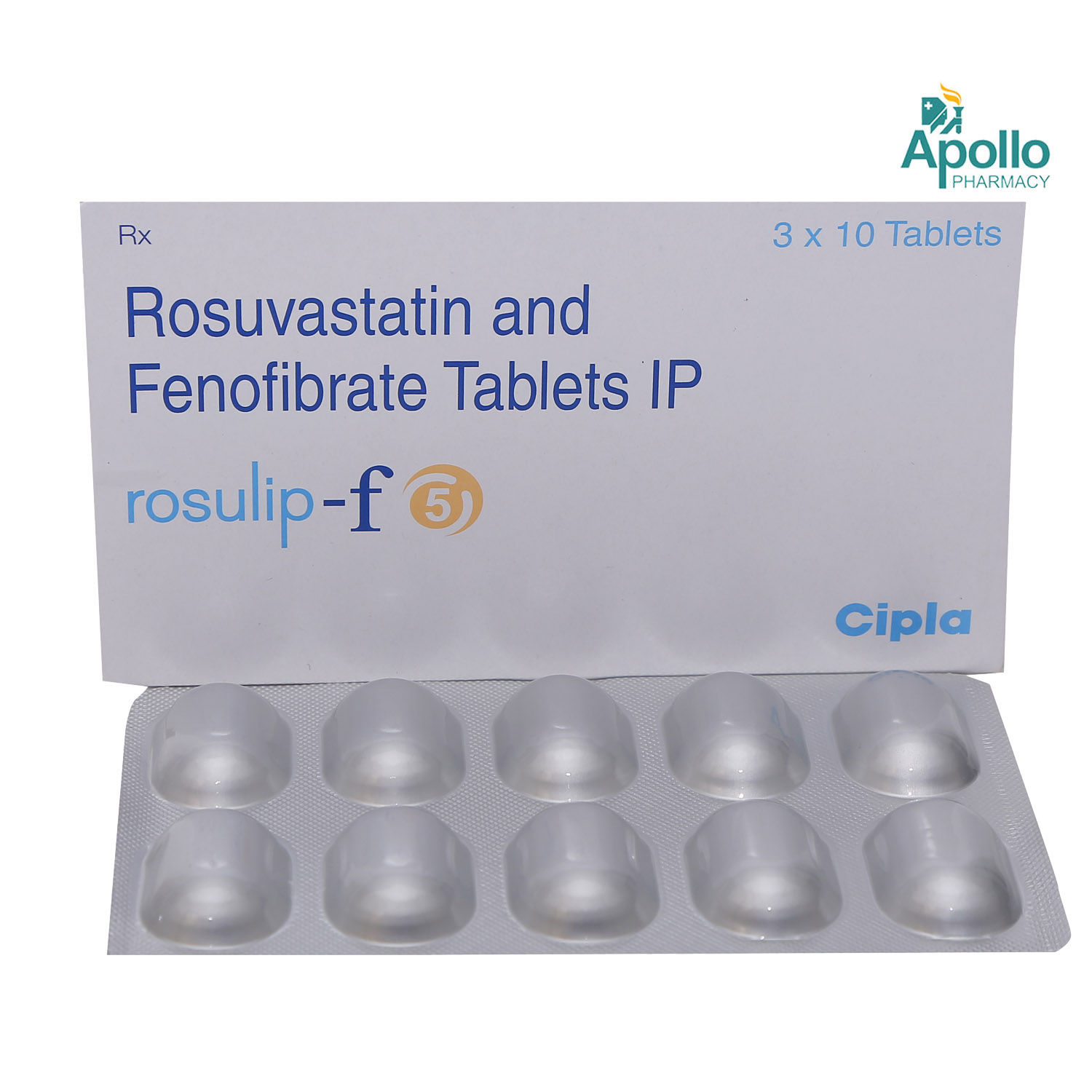 Rosulip-F Tablet 10's Price, Uses, Side Effects, Composition - Apollo ...