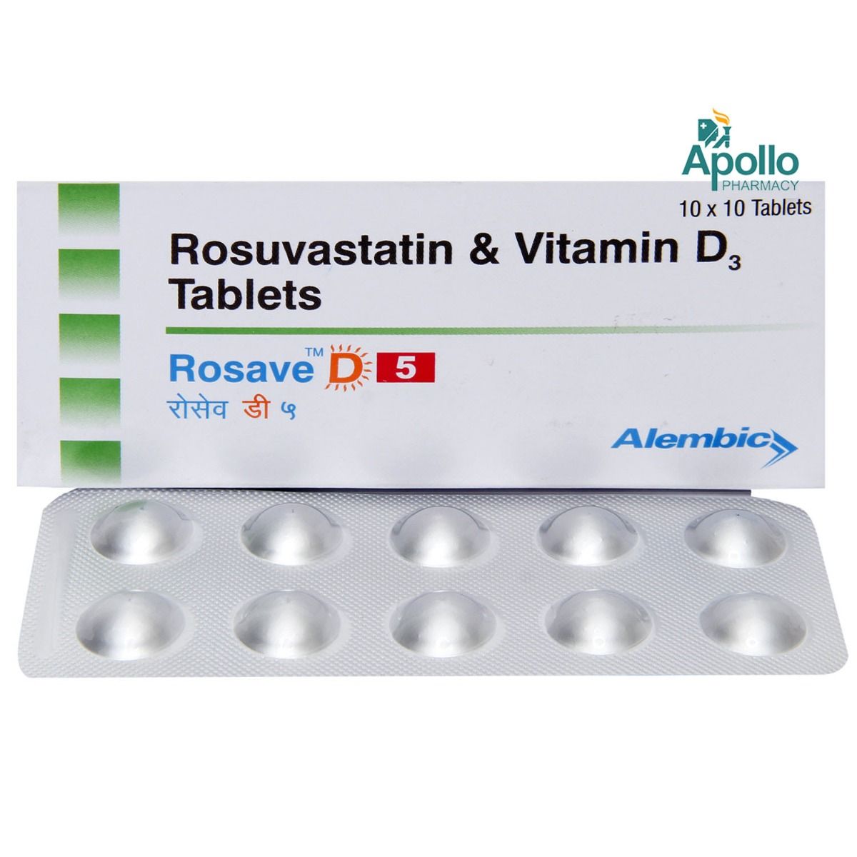 ROSAVE D 5MG TABLET Price, Uses, Side Effects, Composition - Apollo ...