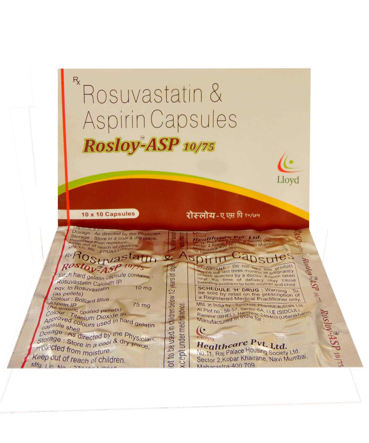 Rosloy-ASP 10/75 Capsule | Uses, Side Effects, Price | Apollo Pharmacy