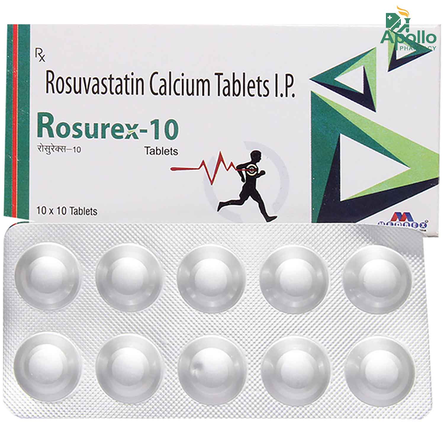 Rosurex 10 mg Tablet | Uses, Side Effects, Price | Apollo Pharmacy