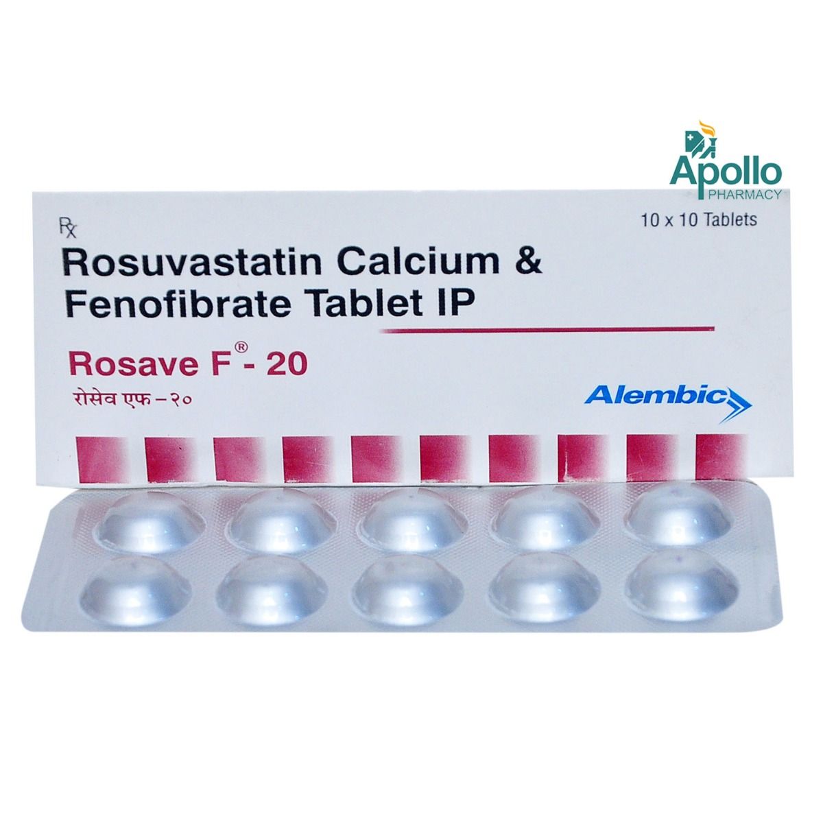 Rosave F-20 Tablet 10's Price, Uses, Side Effects, Composition - Apollo ...