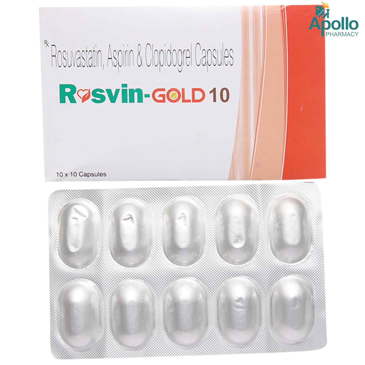 Rosvin Gold 10 Capsule | Uses, Side Effects, Price | Apollo Pharmacy