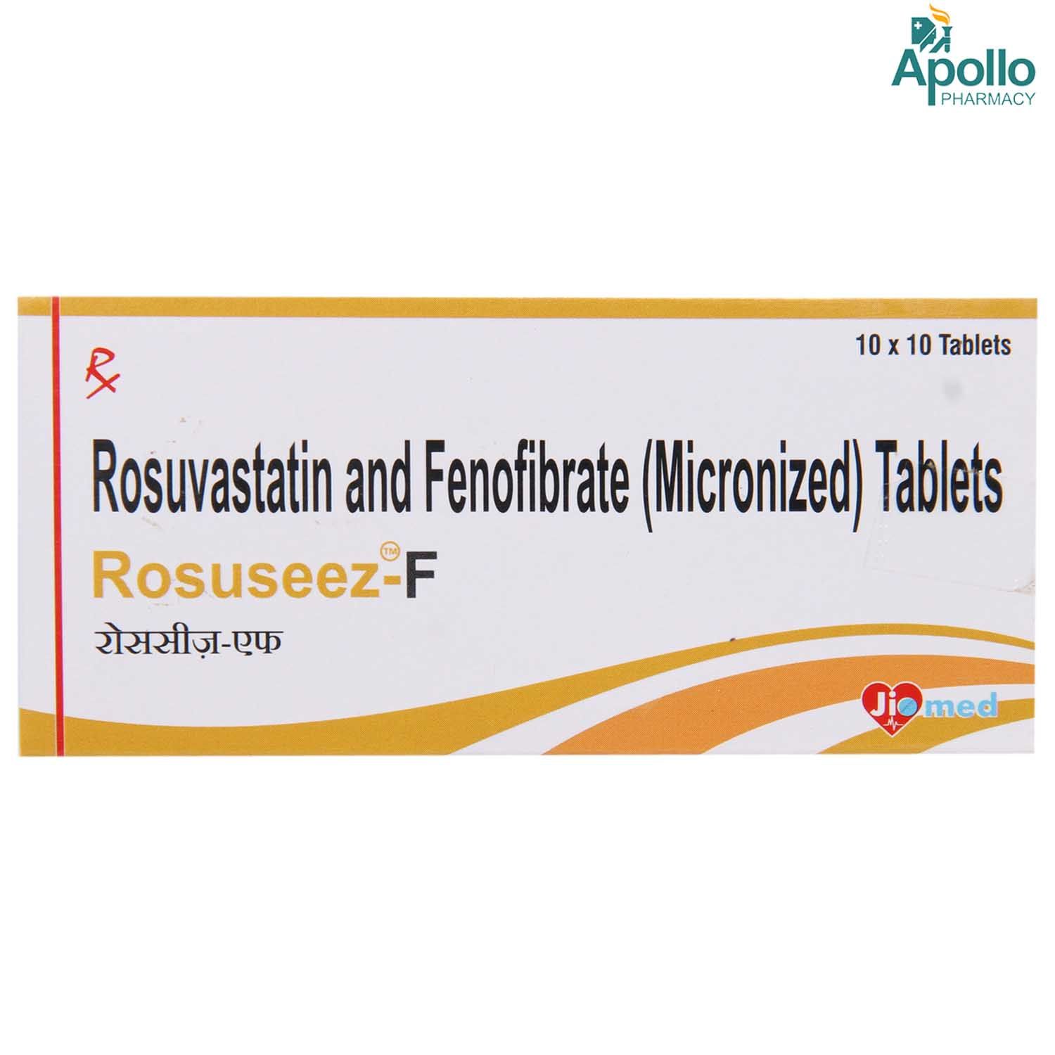 Rosuseez F 10 Tablet | Uses, Side Effects, Price | Apollo Pharmacy