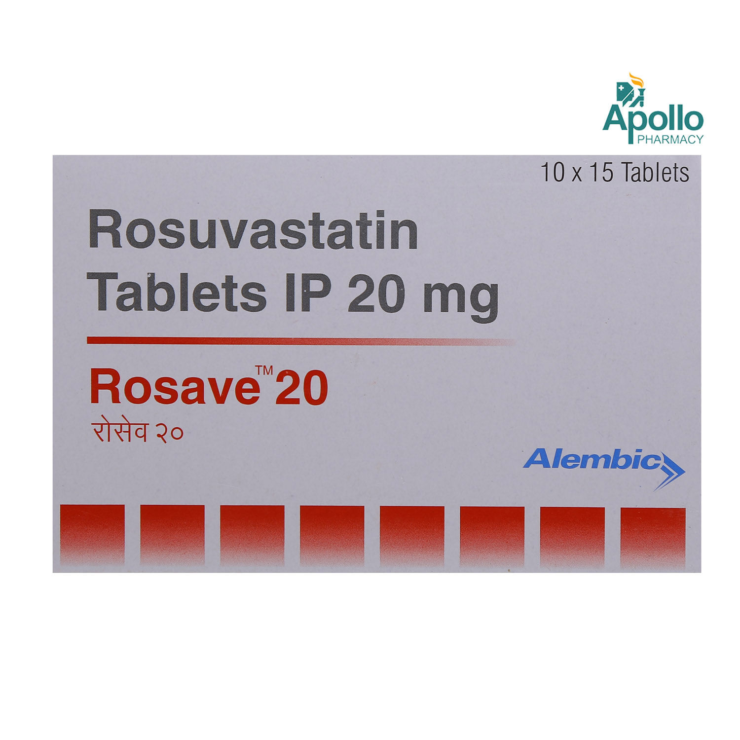 Rosave 20 Tablet 15's Price, Uses, Side Effects, Composition - Apollo ...