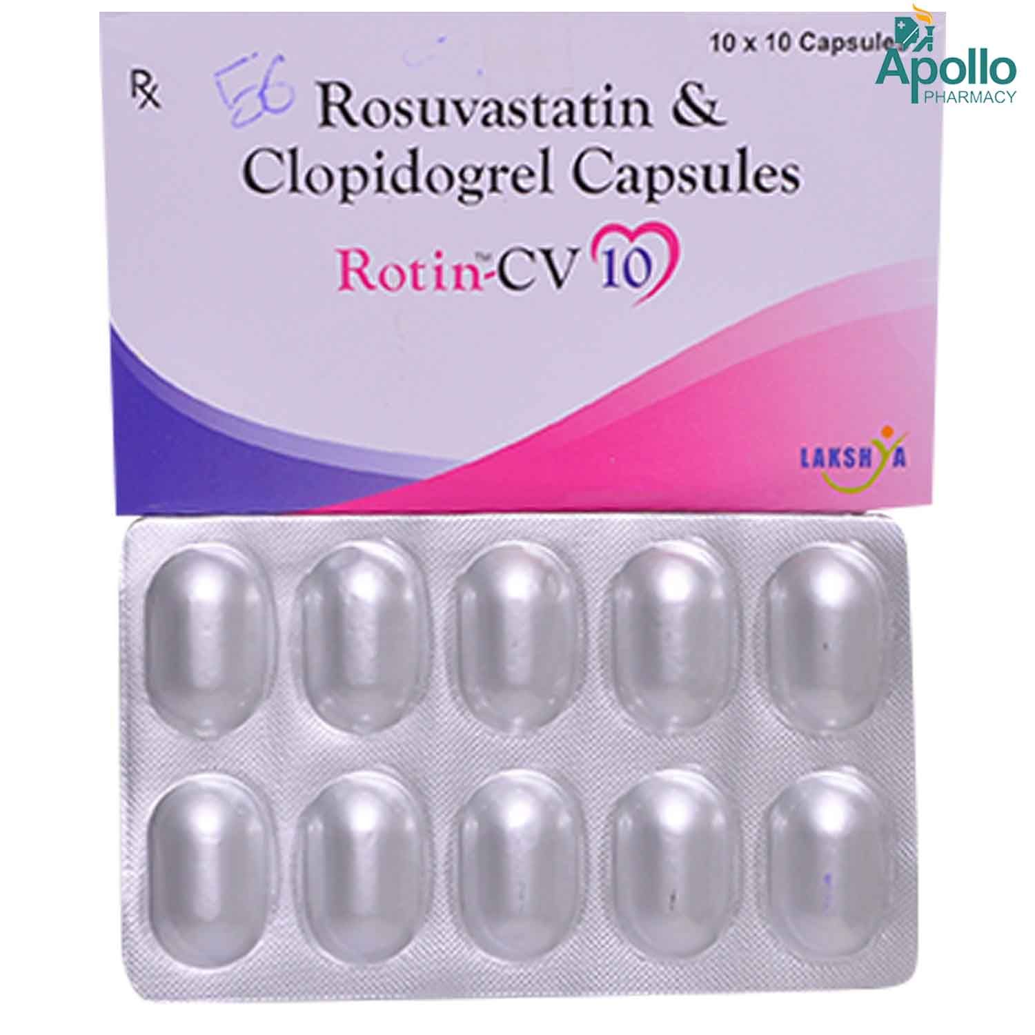 Rotin-CV 10 Capsule | Uses, Side Effects, Price | Apollo Pharmacy