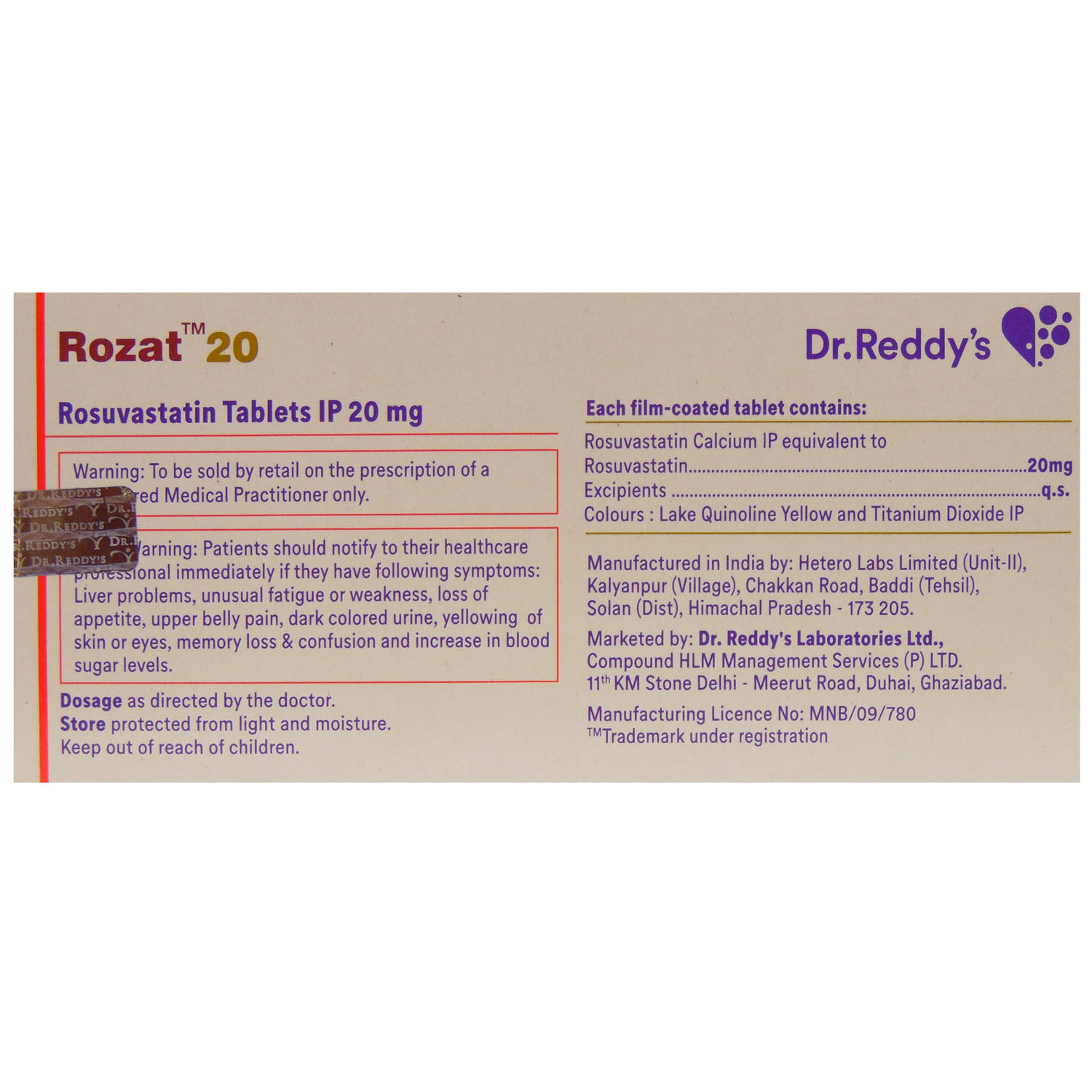 Rozat 20 Tablet 14's Price, Uses, Side Effects, Composition - Apollo ...