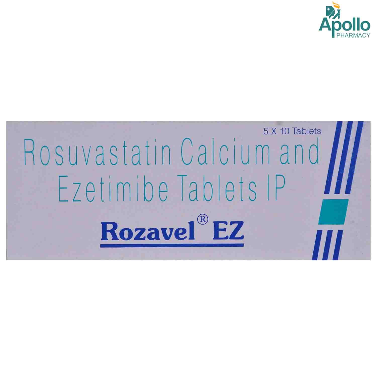 Rozavel EZ Tablet 10's Price, Uses, Side Effects, Composition - Apollo ...