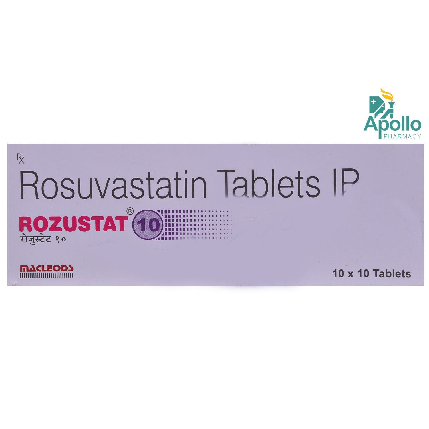 Rozustat 10 Tablet | Uses, Side Effects, Price | Apollo Pharmacy