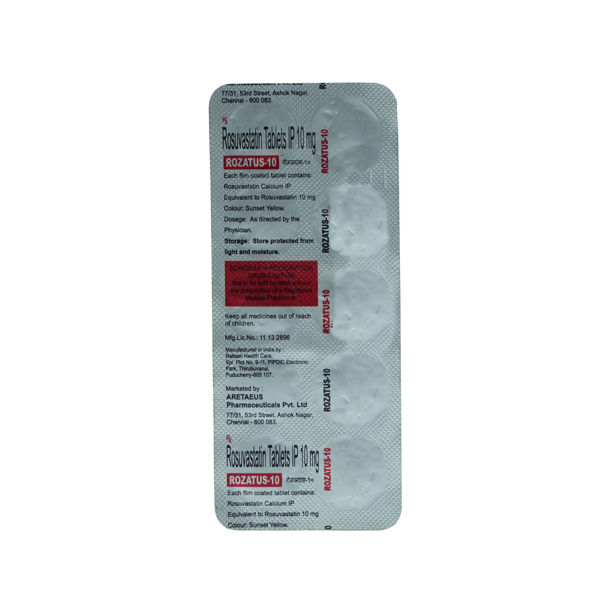 ROZATUS 10MG TABLET | Uses, Side Effects, Price | Apollo Pharmacy