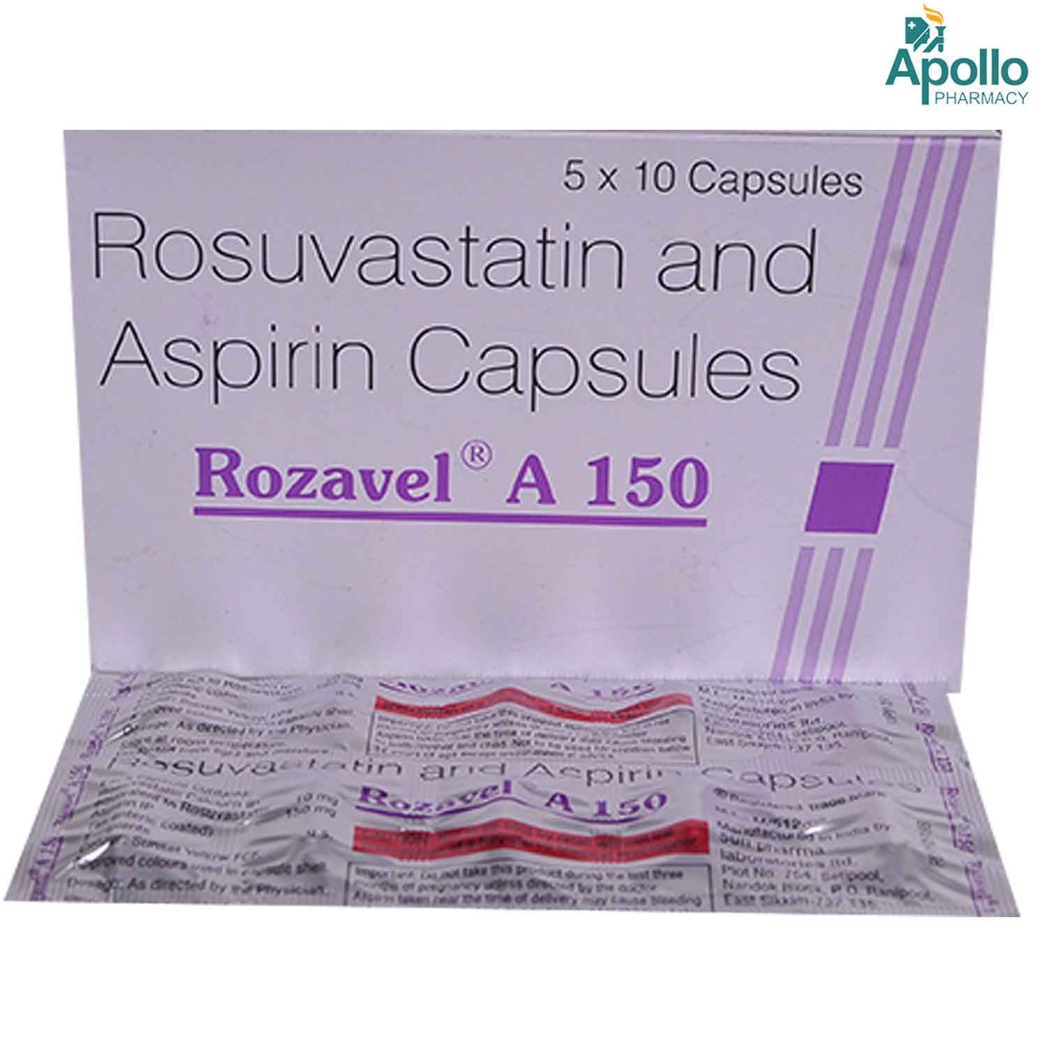 Rozavel A 150 Capsule 10's Price, Uses, Side Effects, Composition ...